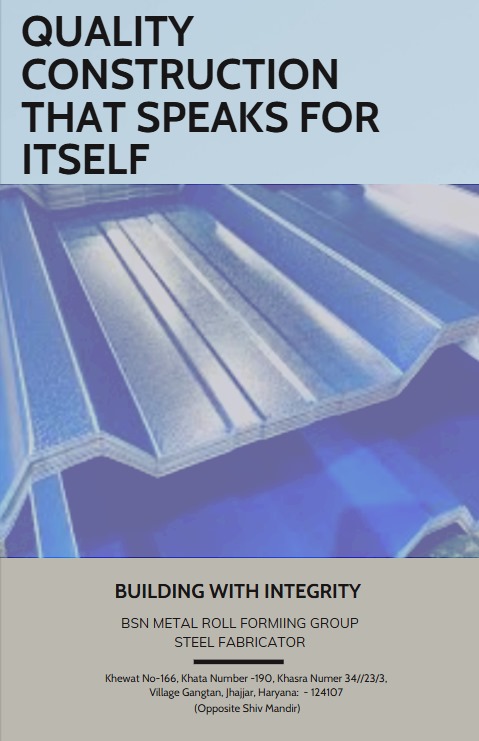 BSN METAL ROLL FORMIING | Best Metal roll forming Services in India ...